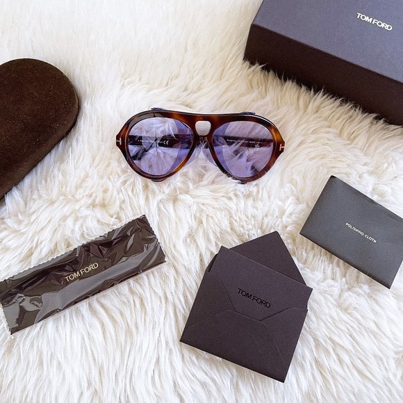 Tom Ford | Accessories | Tom Ford Purple Lens Aviator | Poshmark